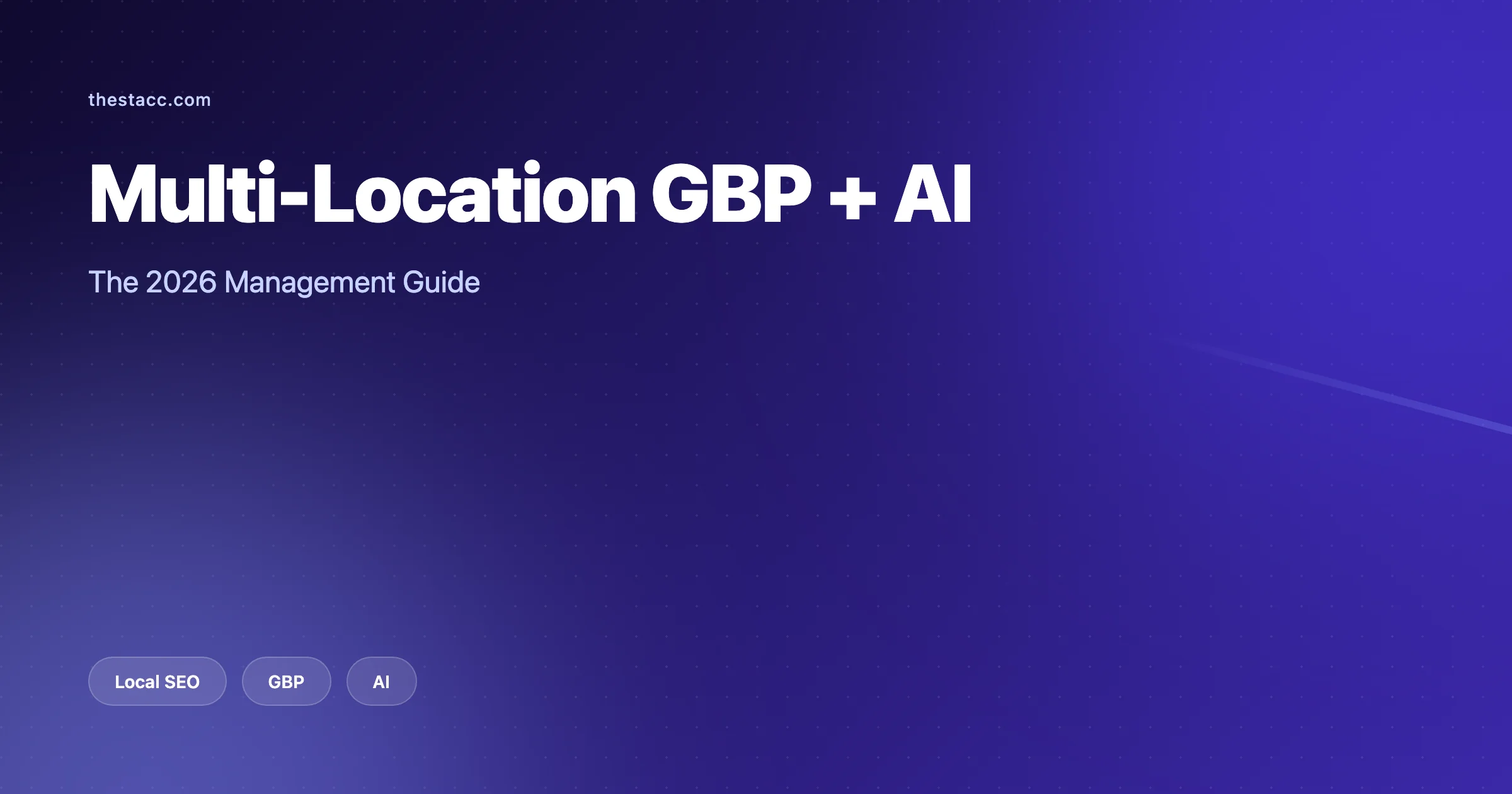 Multi-Location GBP + AI: The 2026 Management Guide